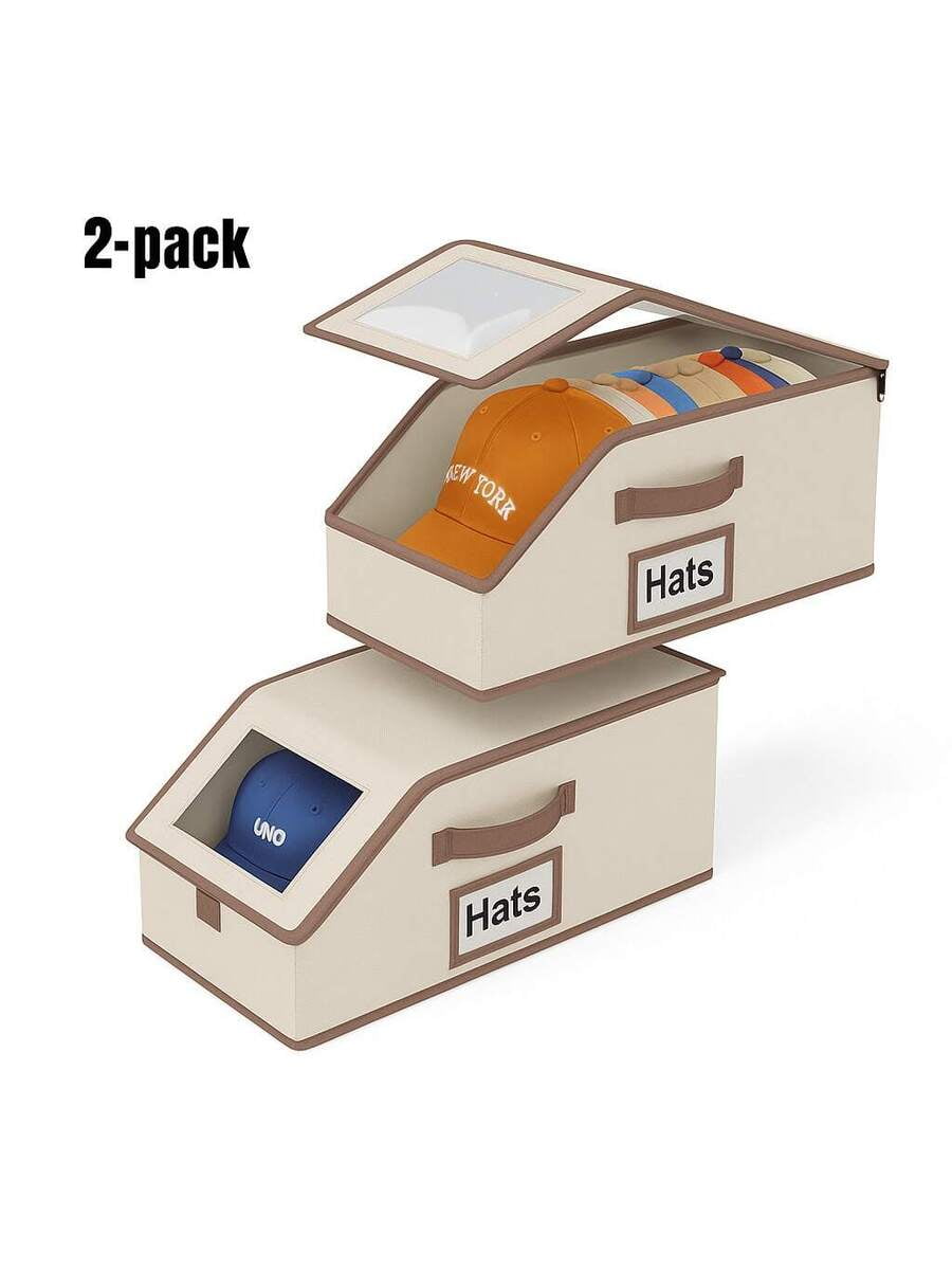 Extra Large Baseball Hat Organizer – Dustproof Hat Storage For Baseball ...