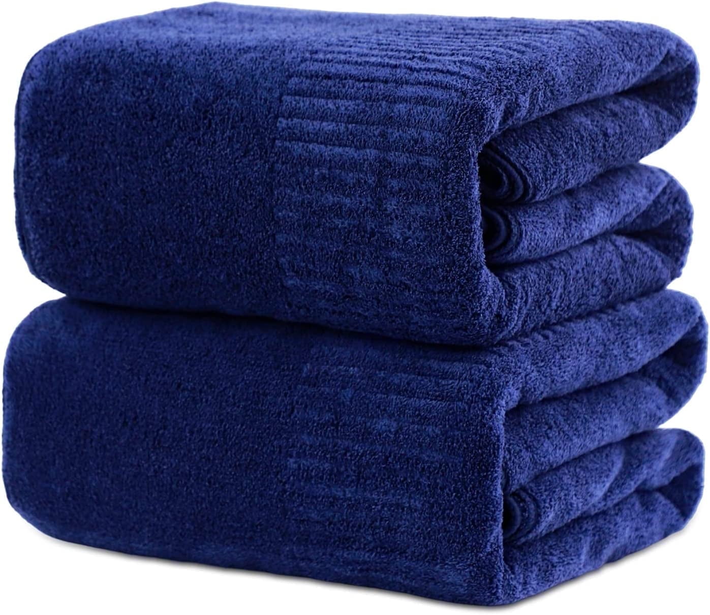 SEISSO Oversize Bath Towels, 2 Pack, Super Soft, Quick Dry, Bamboo ...