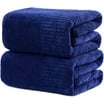 Hotel Style 6-Piece Egyptian Cotton Striped Bath Coordinate Towel Set ...