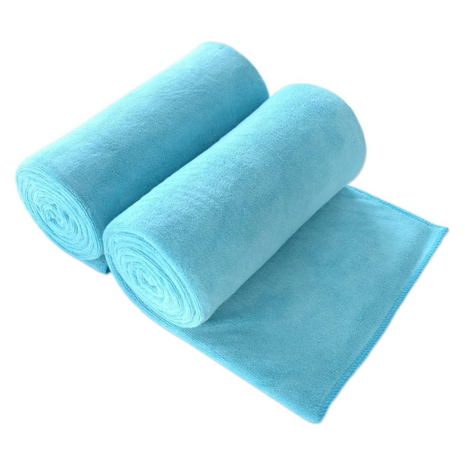 Extra Large Bath Towels, Microfiber Bath Sheet Towel 2 Pack 35" x 70 ...
