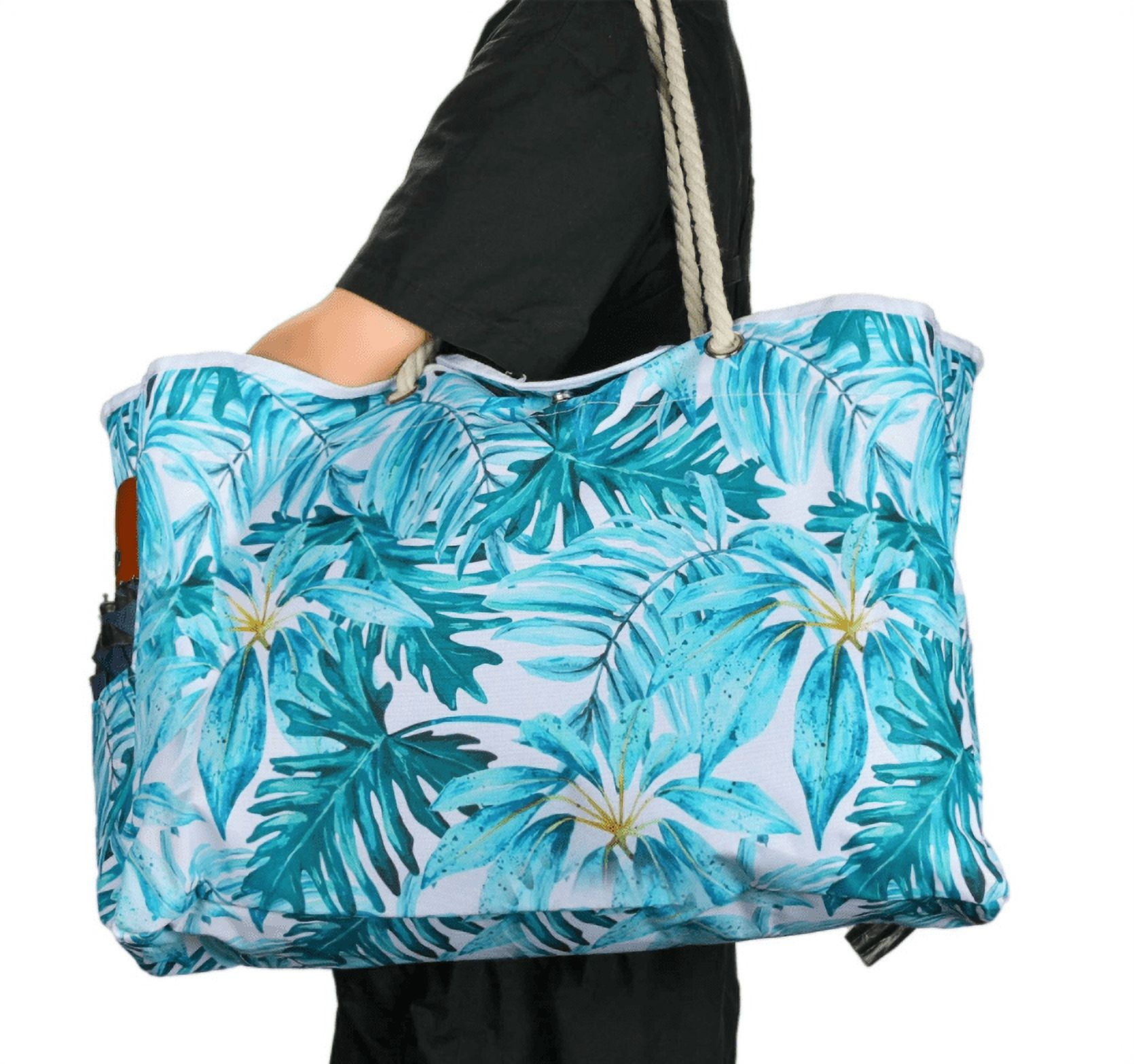 Extra Large Beach Bag and Pool Bag Women,100% Waterproof,Rope Handles ...