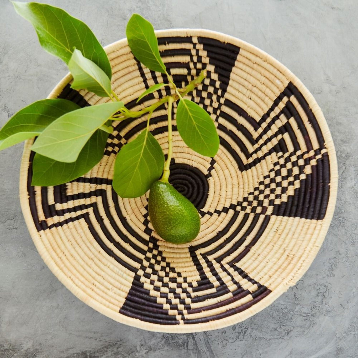 Extra Large Beige Raffia Woven Fruit Bread Bowl - Walmart.com