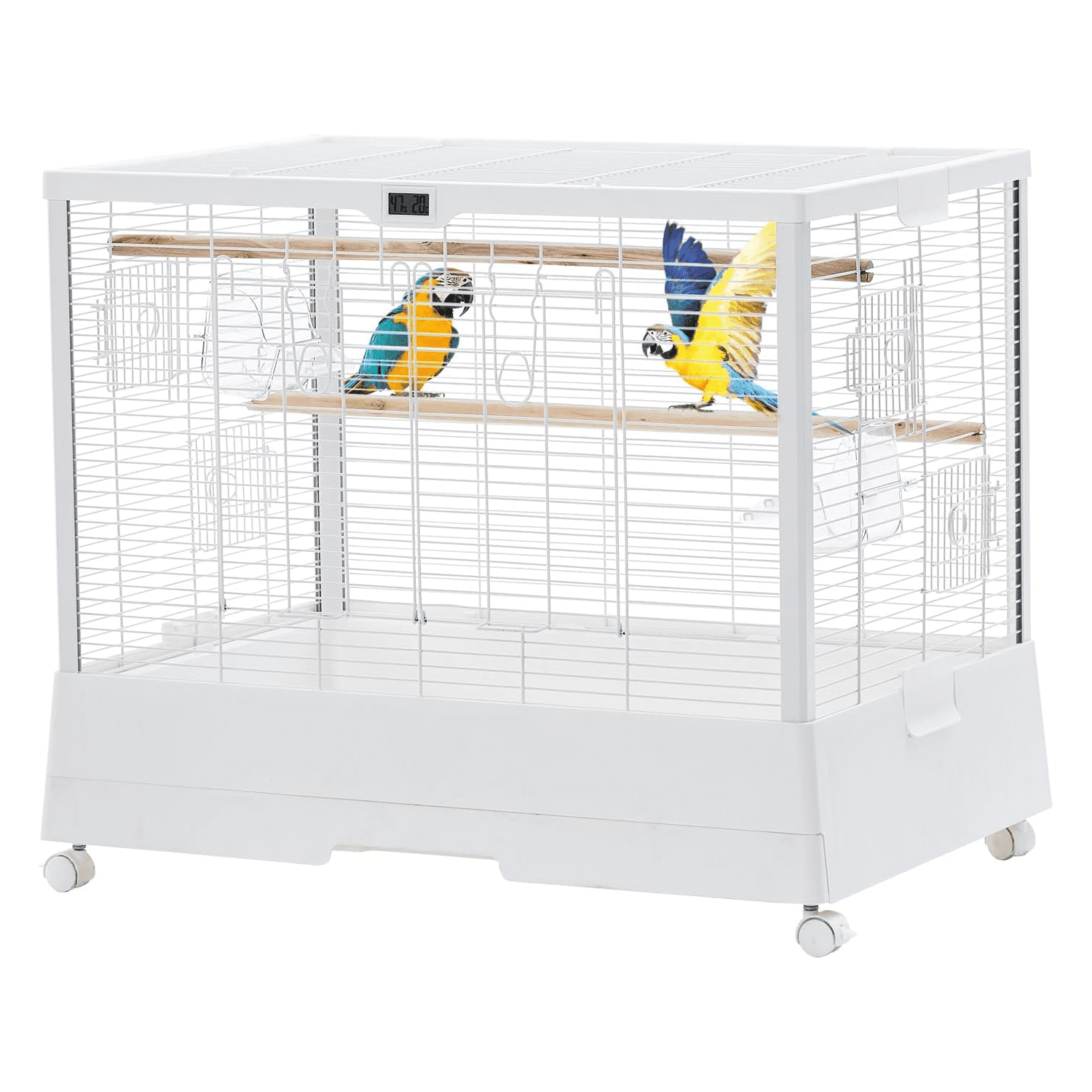 Extra Large Bird Cage,Metal Pet Cage with Detachable Stand for Many ...