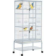 A&E Cage GA92217C HQ Platinum 22 x 17 in. Open Top Cage with Plastic ...