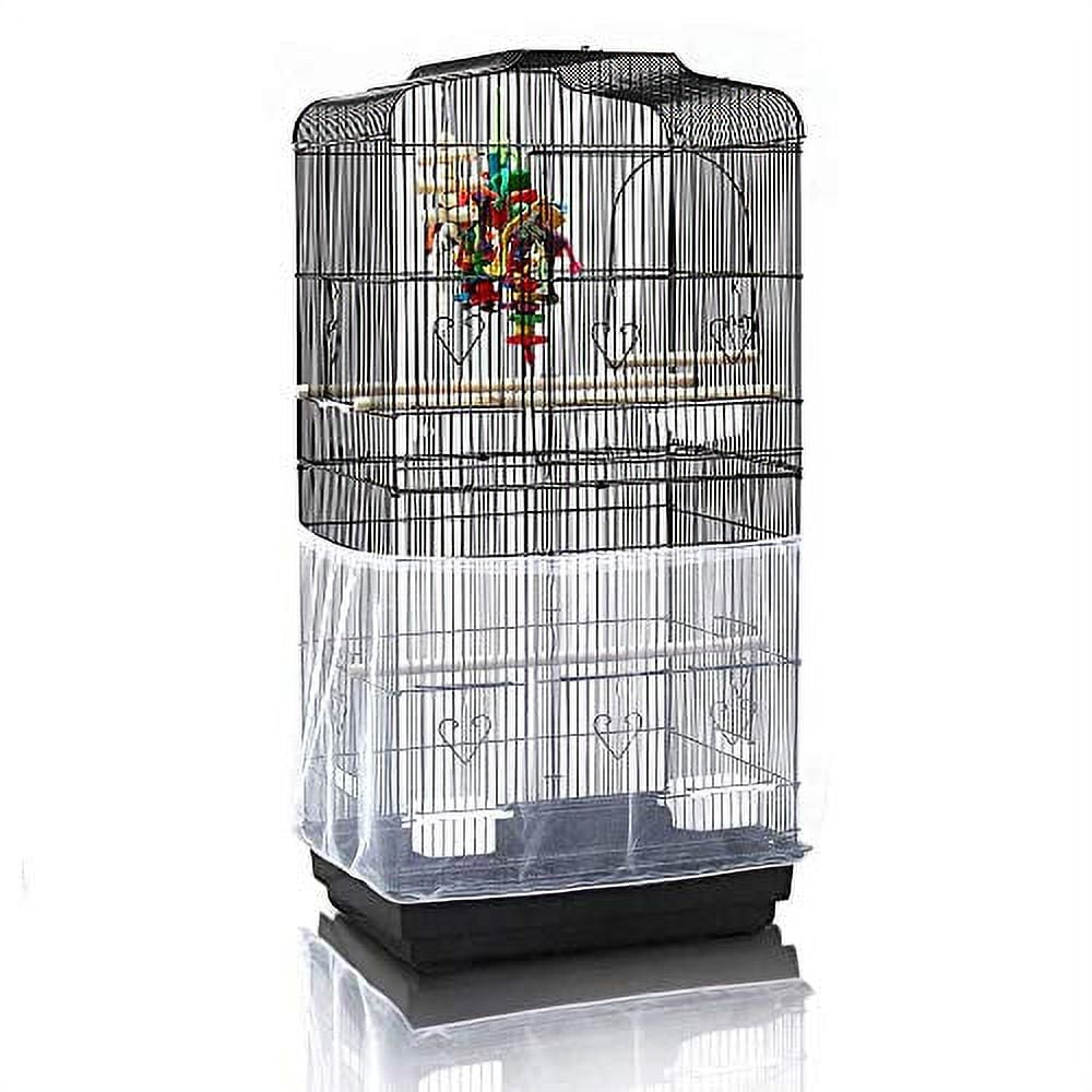 Extra Large Bird Cage Seed Catcher Guard Universal Birdcage Cover Nylon ...
