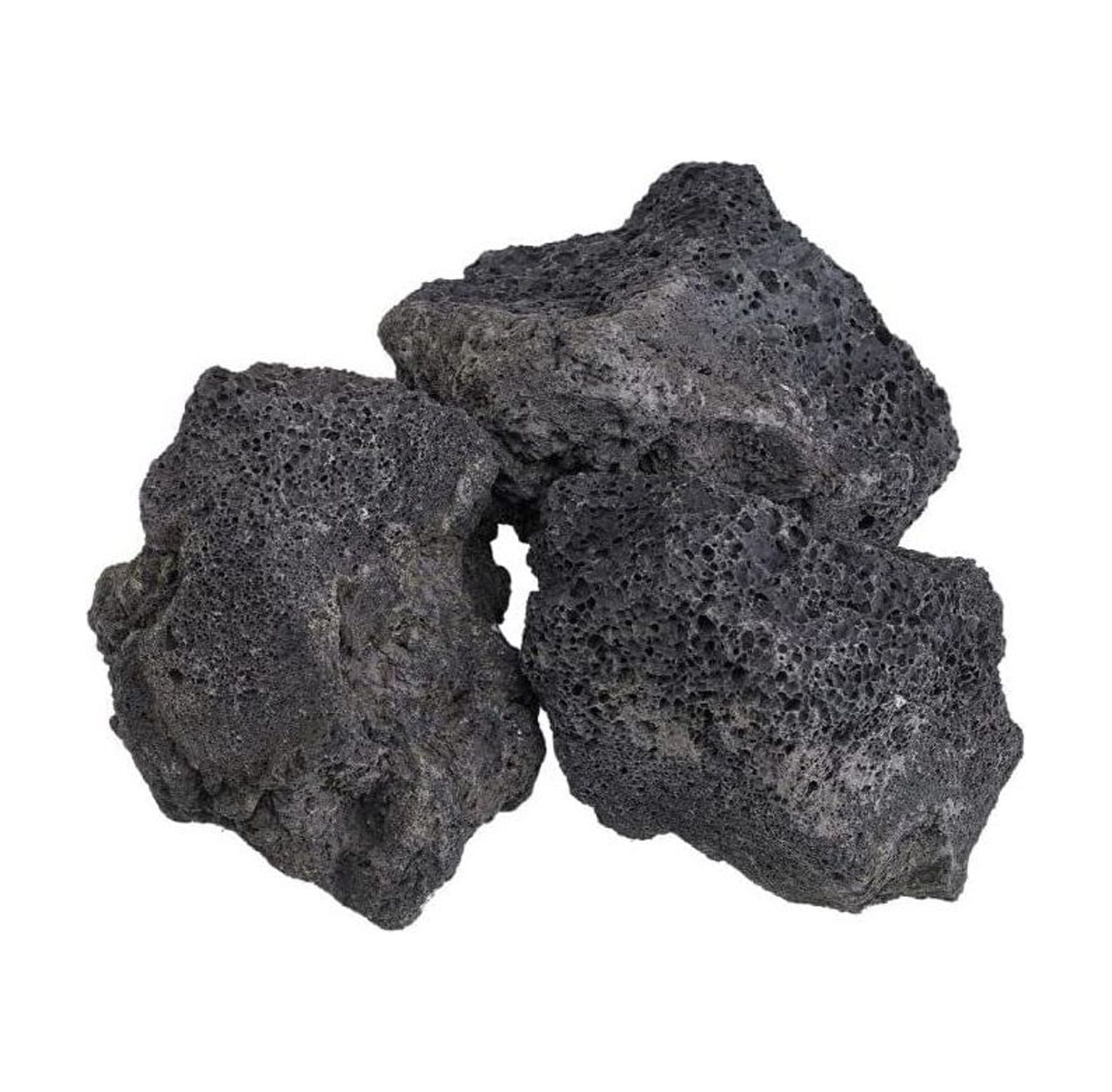 Extra Large Black Lava Rock 10 Pounds - Walmart.com