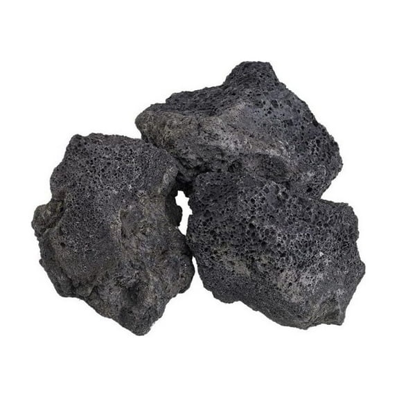 Extra Large Black Lava Rock 10 Pounds - Walmart.com