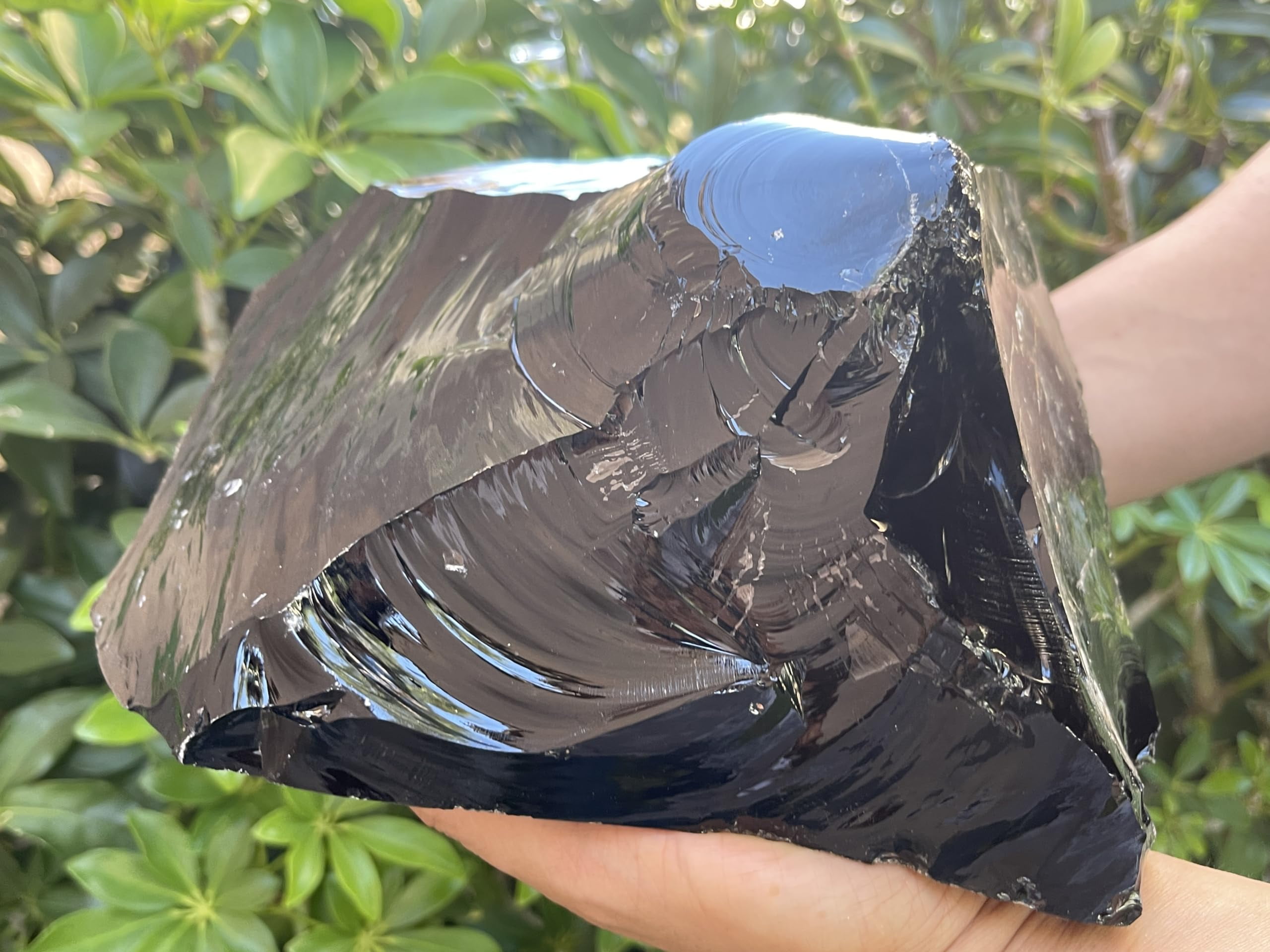 Extra Large Black Obsidian Rough Stones, 3-10" Natural Black Obsidian, Raw Black Obsidian ...