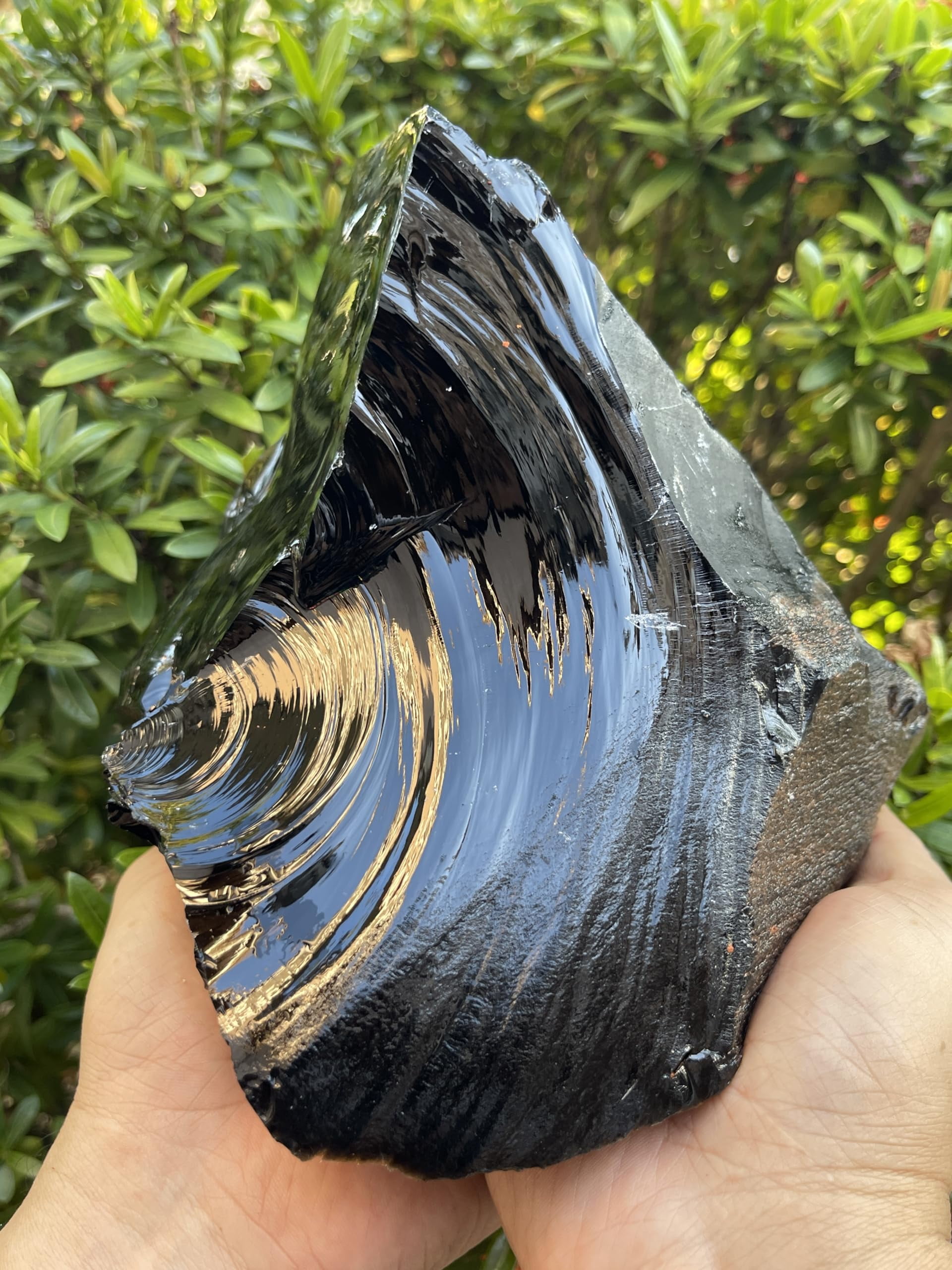 Extra Large Black Obsidian Rough Stones, 3-10" Natural Black Obsidian ...