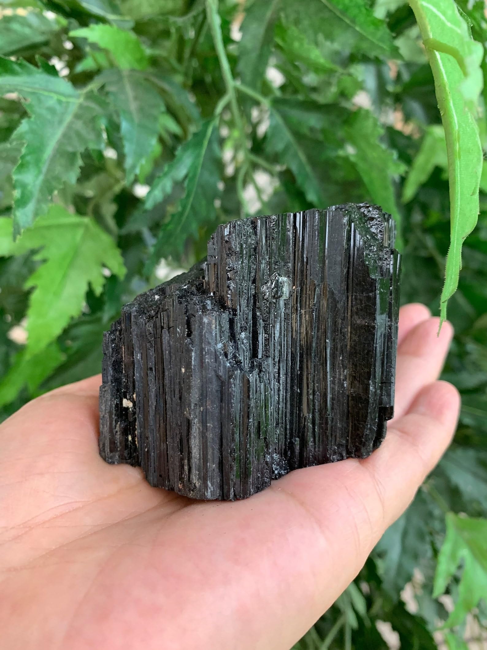 Extra Large Black Tourmaline Chunk / Rod / Log, Natural Rough Black ...