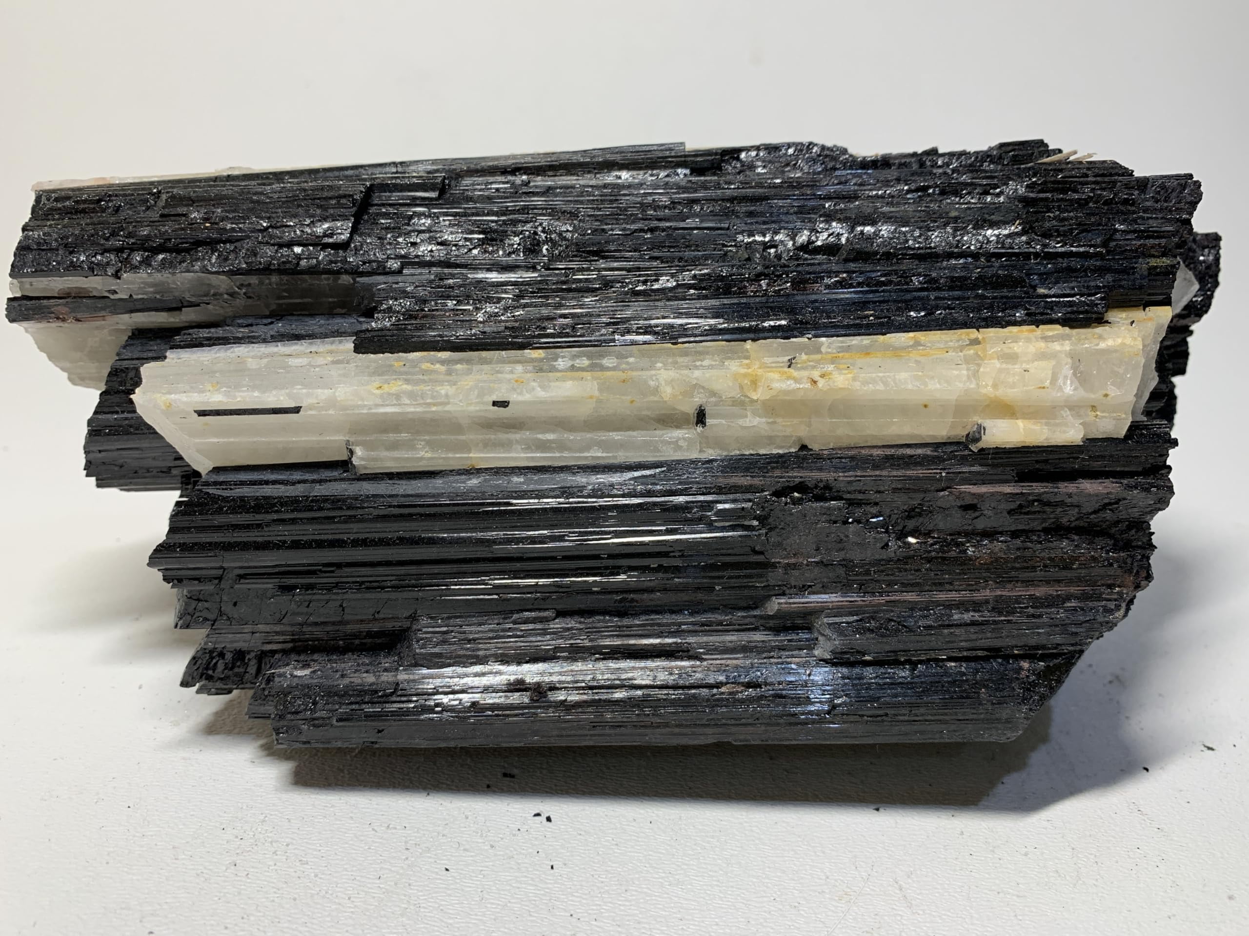 Extra Large Black Tourmaline Chunk / Rod / Log, Natural Rough Black ...