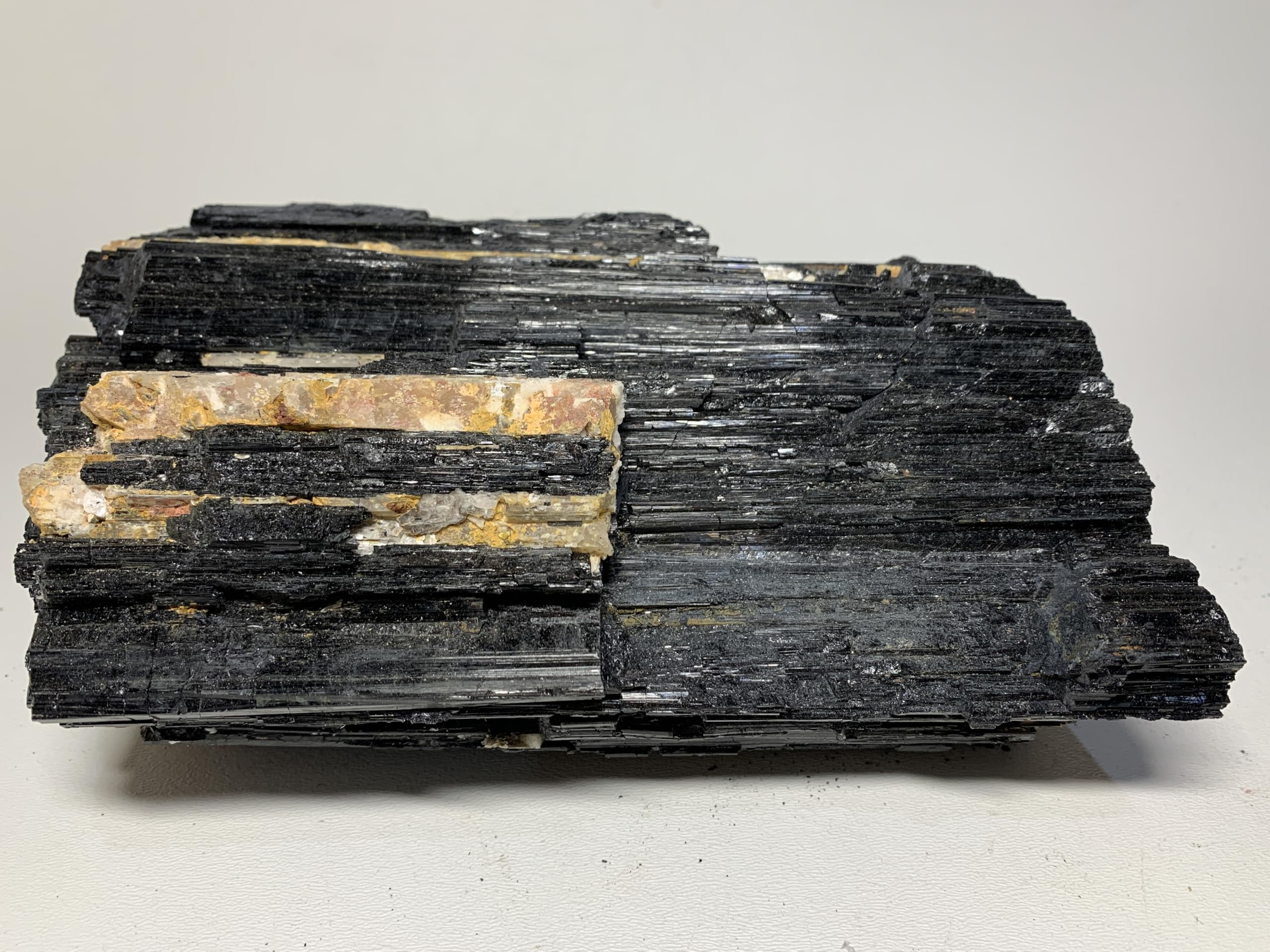 Extra Large Black Tourmaline Chunk / Rod / Log, Natural Rough Black ...