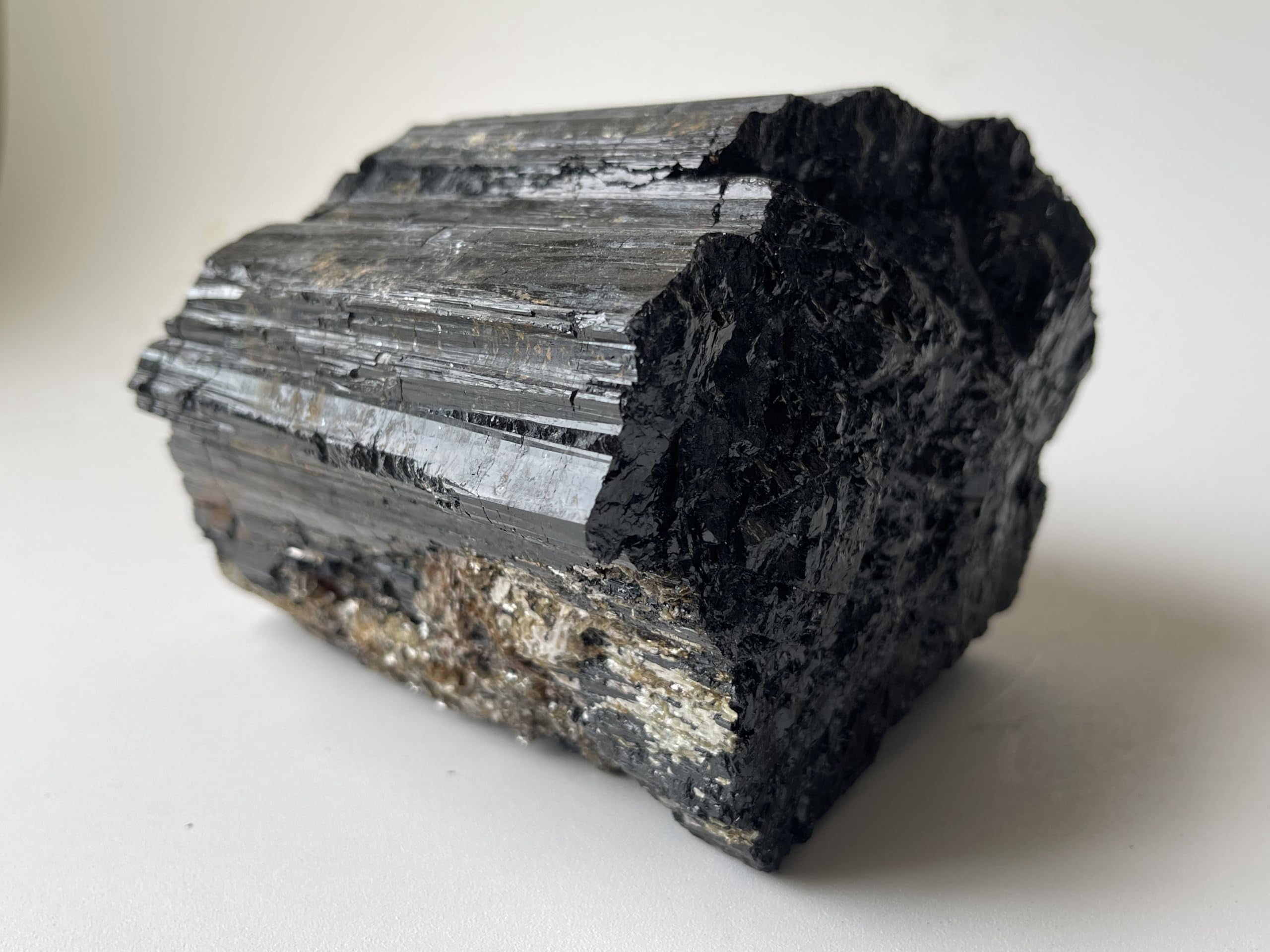 Extra Large Black Tourmaline Chunk / Rod / Log, Natural Rough Black ...