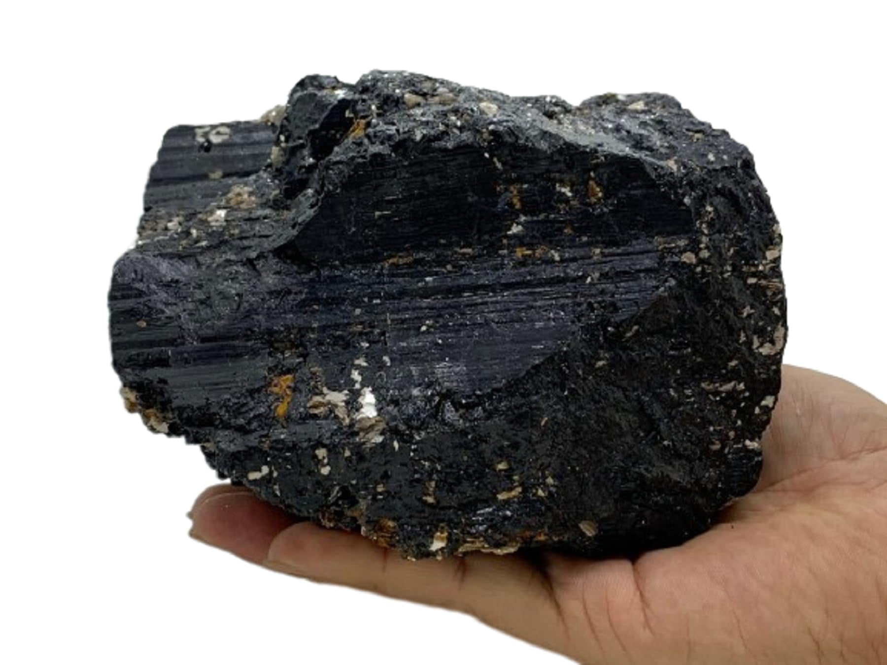 Extra Large Black Tourmaline Chunk / Rod / Log, Natural Rough Black ...