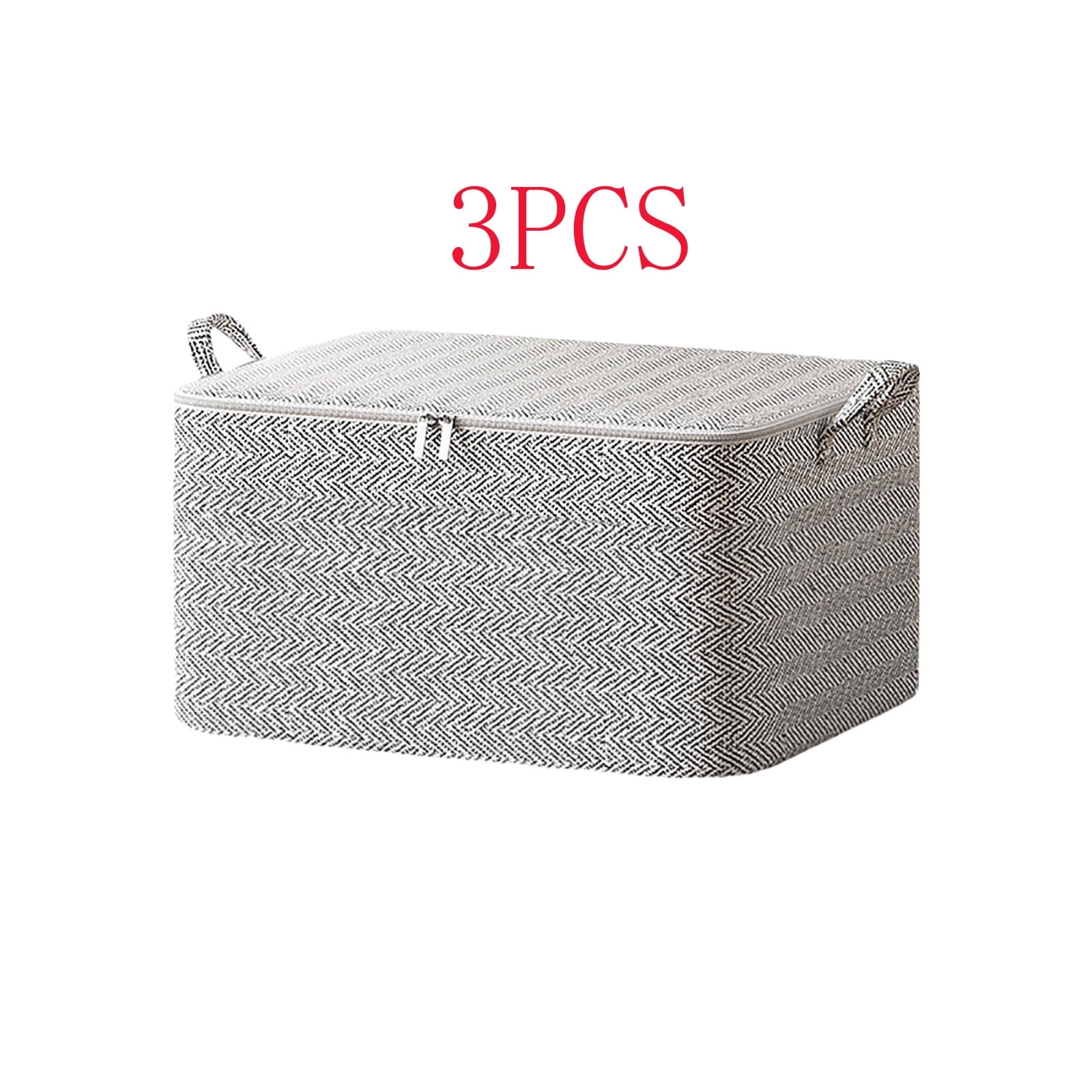 3pcExtra Large Blanket Storage Containers, Portable Storage Bag with ...