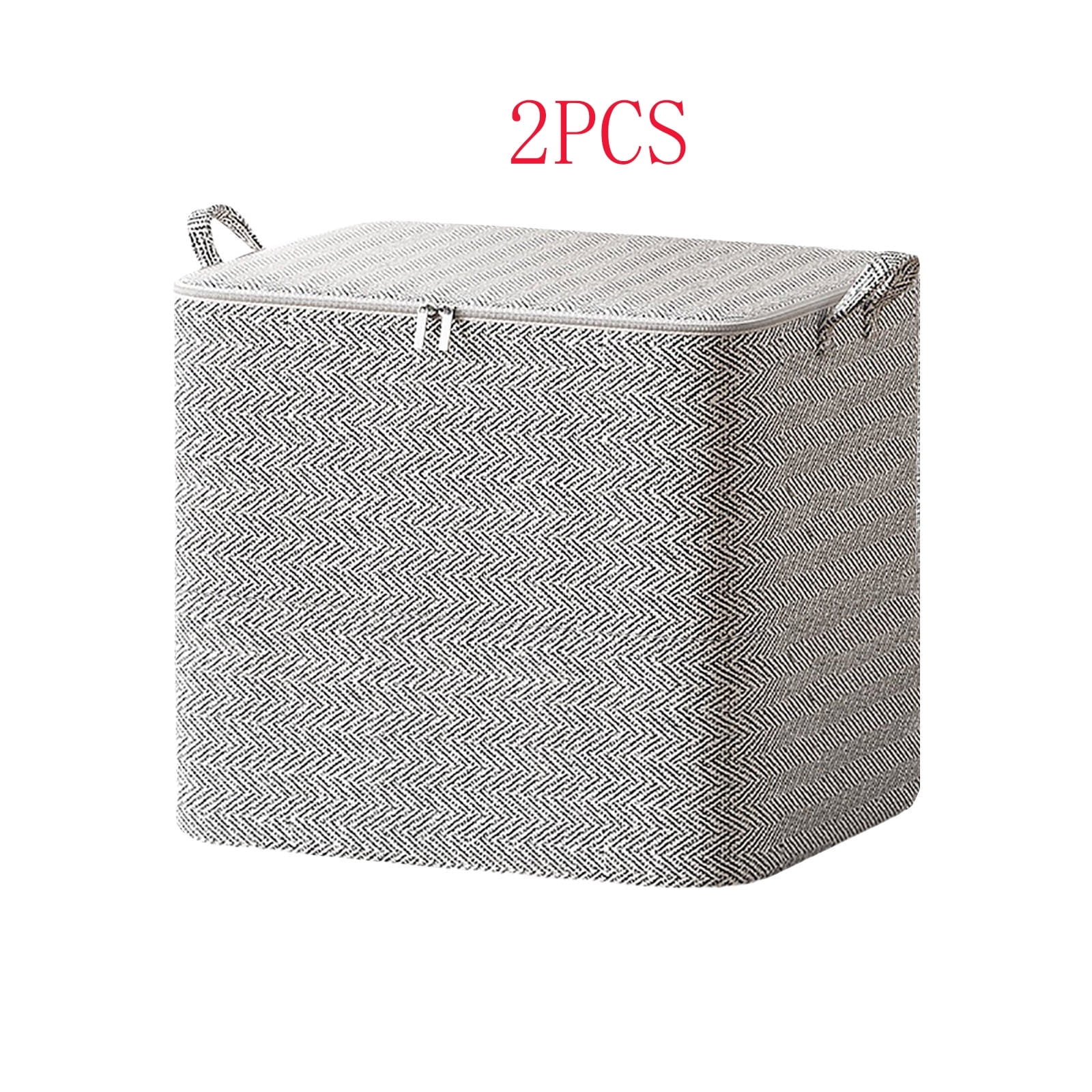 2pcExtra Large Blanket Storage Containers, Portable Storage Bag with ...