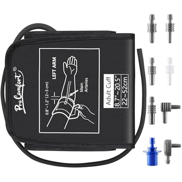 Extra Large Blood Pressure Cuff 8.7-20.5" (22-52 CM)，Compatible with ...