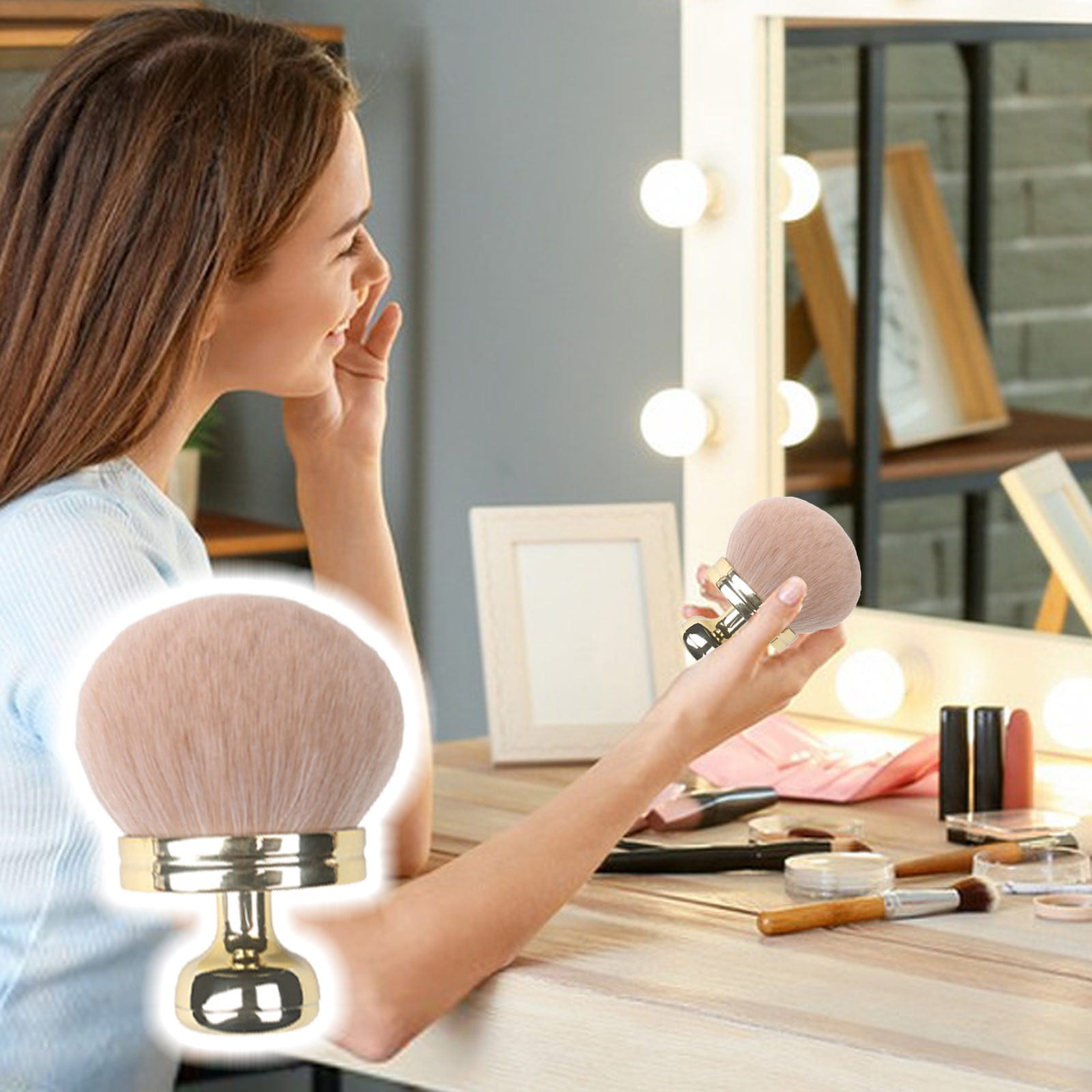 Extra Large Body Makeup Brush For Leg Makeup & Bronzer Suncreen Brush ...