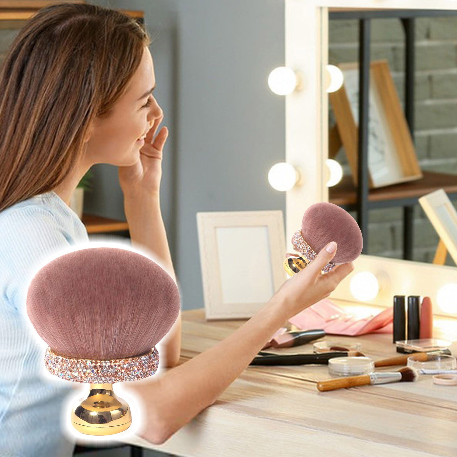 Extra Large Body Makeup Brush for Self Tanner – 3 Inch Kabuki Brush for ...