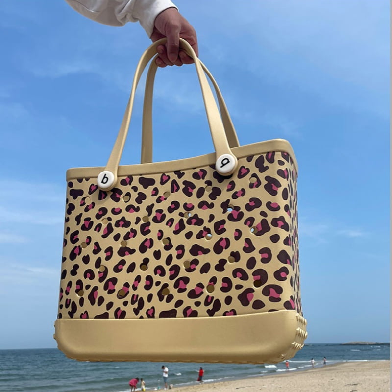 Extra Large Bogg Bags EVA Waterproof Summer Pool Shoulder Handbag Outdoor Travel Beach Basket ...