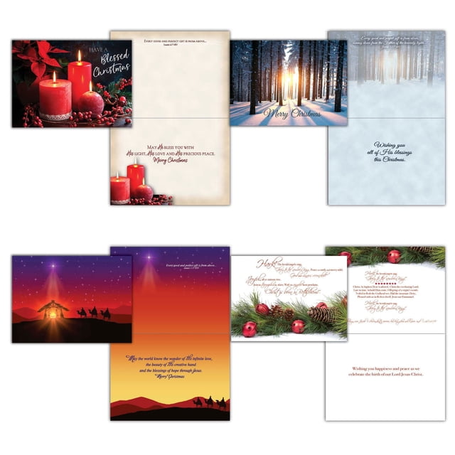 Extra Large Boxed Christmas Card Assortment - Wonderful Time of the ...