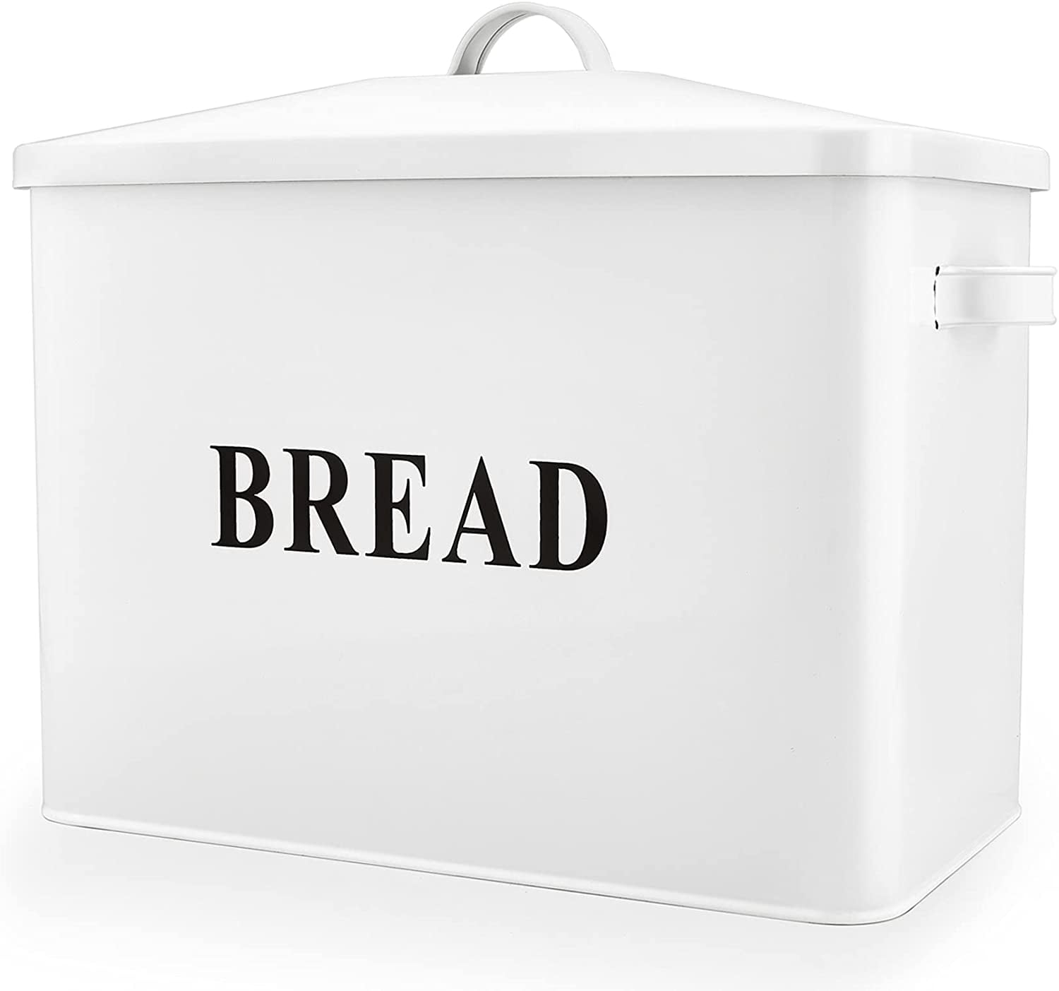 Extra Large Bread Box with Lid, Metal Bread Storage Container for ...