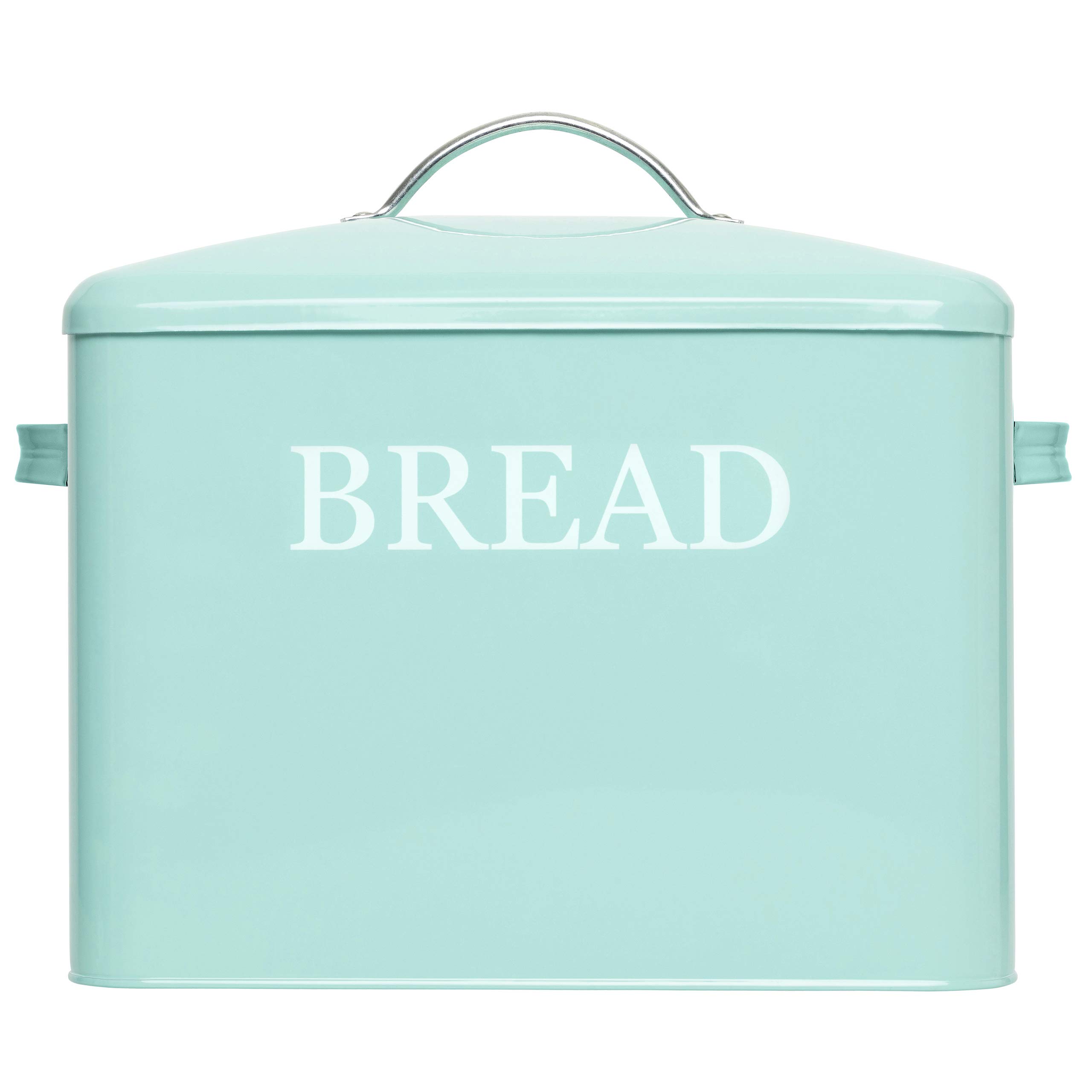 Extra Large Bread Box Teal - Bread Boxes For Kitchen Counter Holds 2 ...