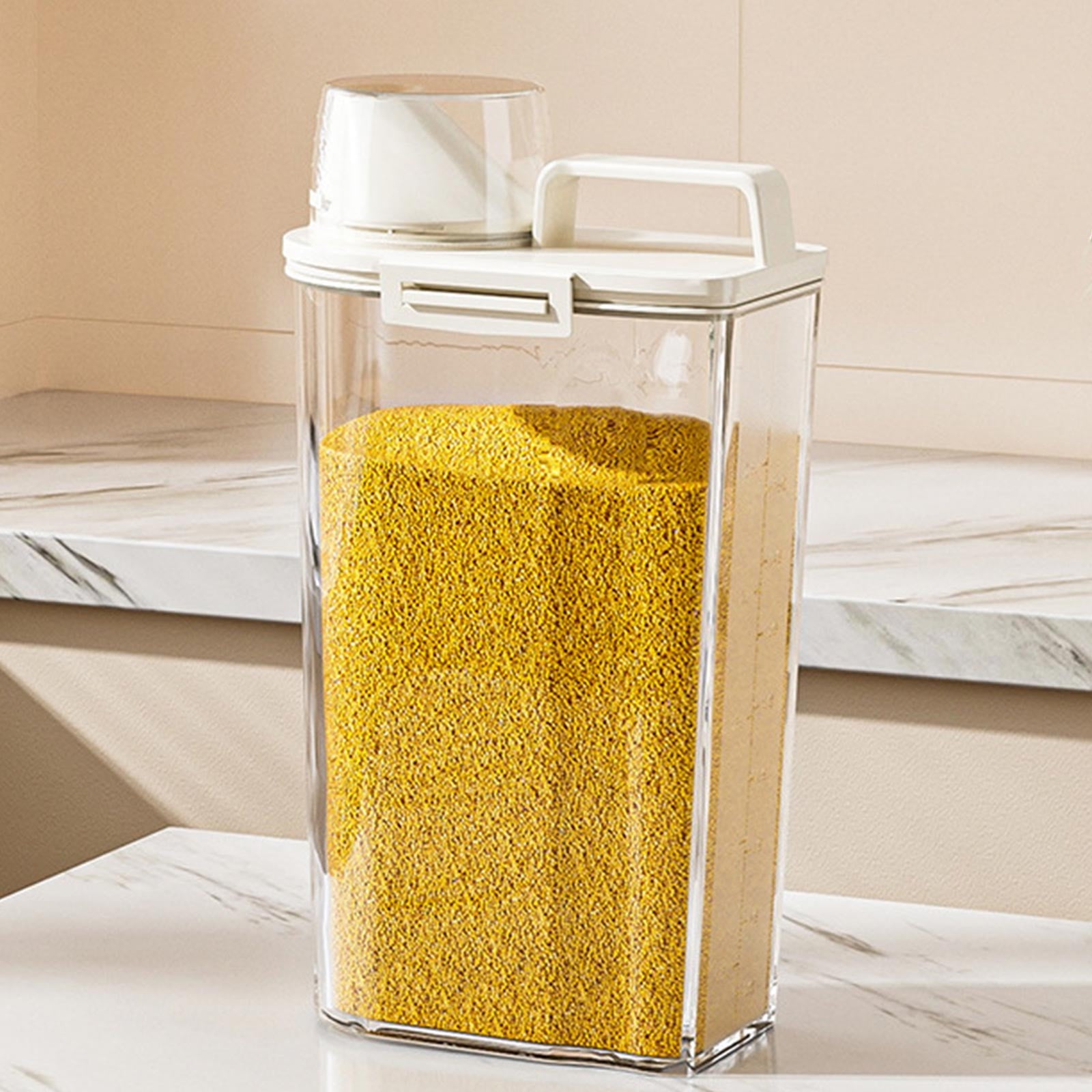 Extra Large Bulk Food Storage Containers with Airtight Lids for Flour ...