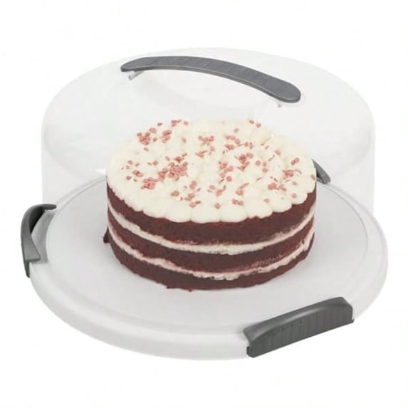 Extra Large Cake Carrier/Storage Container With Server - Holds up to 12 ...