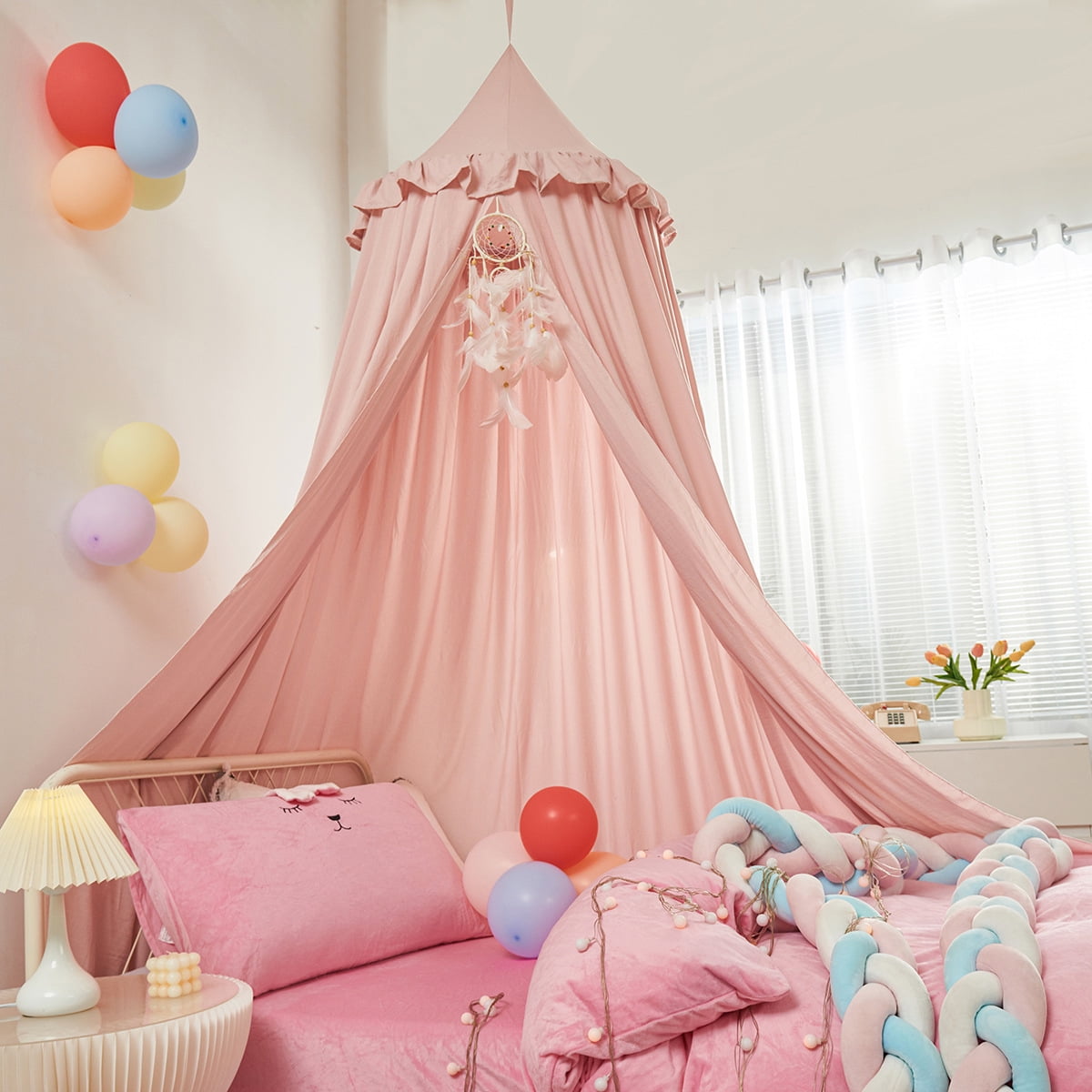 Extra Large Canopy for Girls Room Decoration Princess Castle Play Tent ...