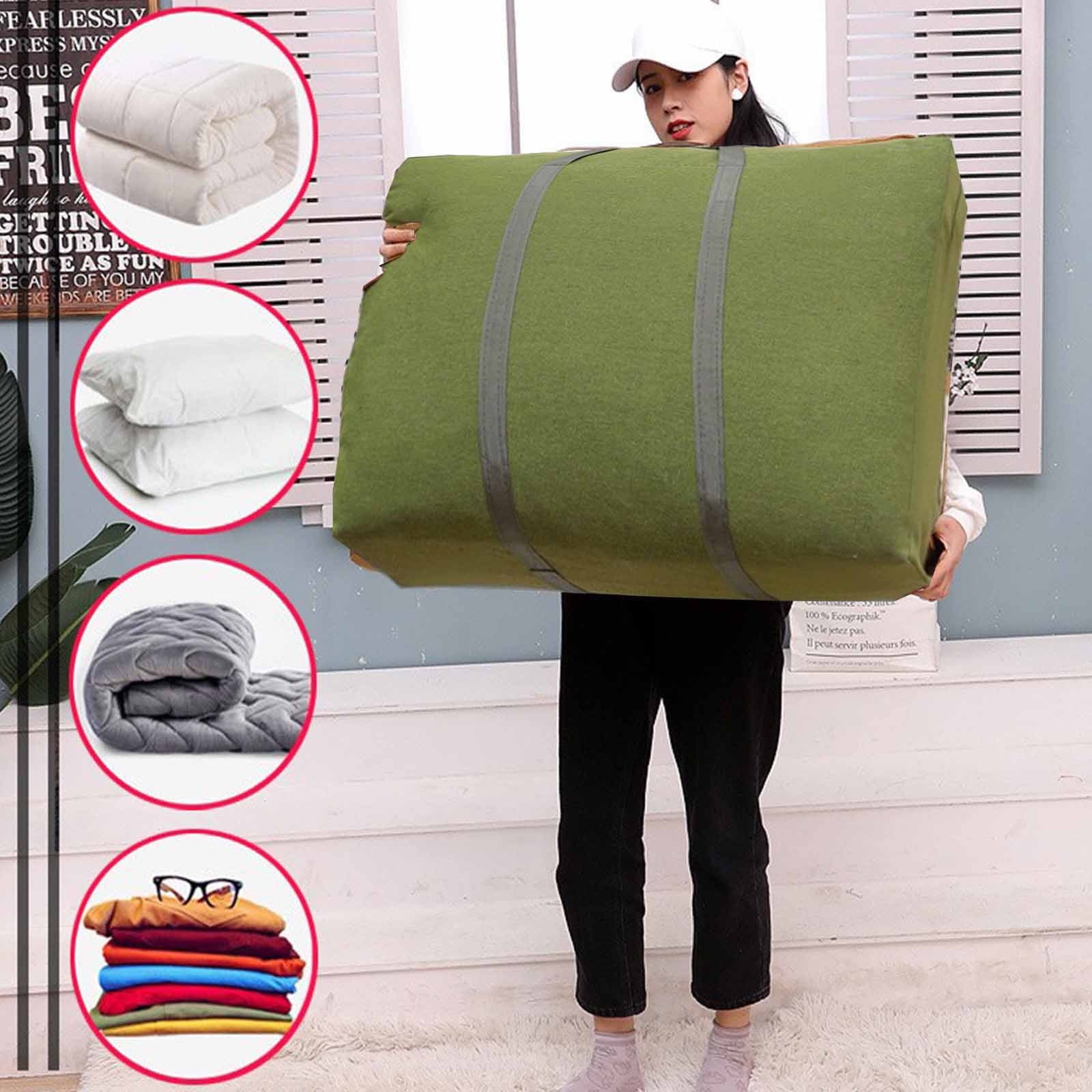 Extra Large Canvas Storage Bag 70x22x50cm | Thickened Waterproof ...