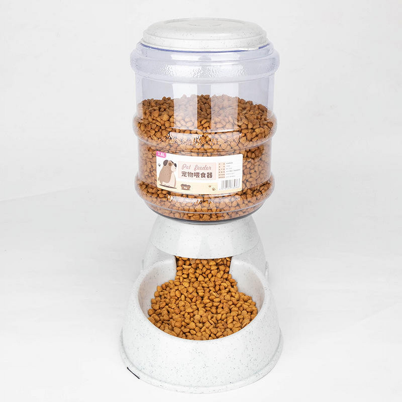 Extra Large Capacity Automatic Pet Feeder Bowl Dog Feeding Device Water ...