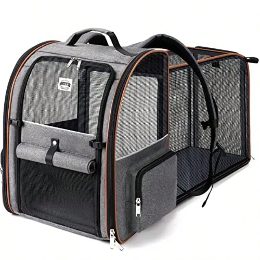 Extra Large Cat Backpack Carrier Expandable Pet Carrier Backpack for ...