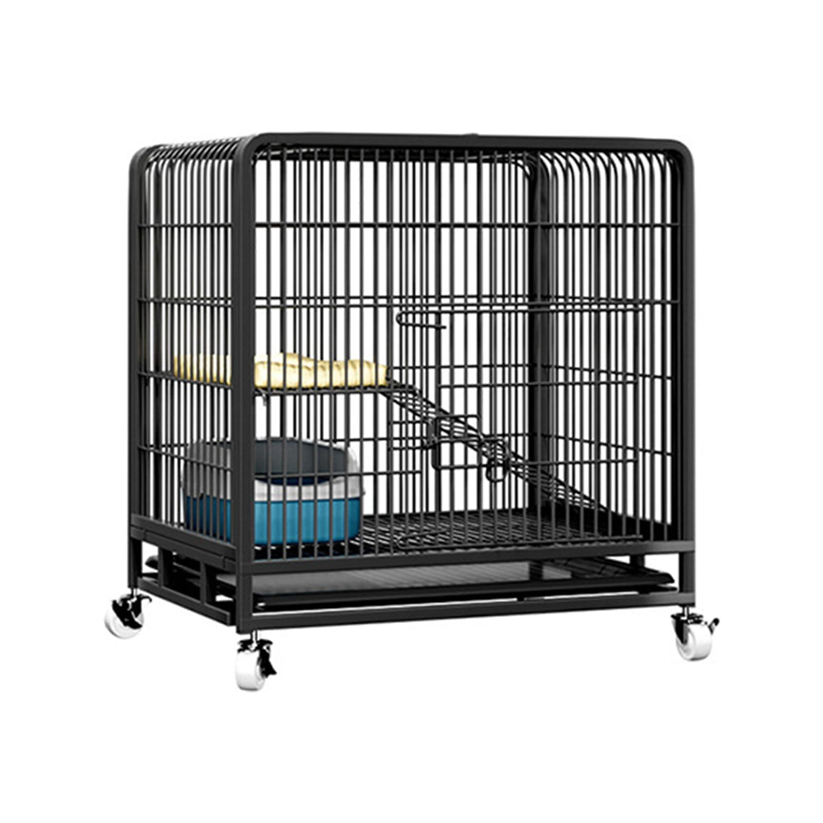 Extra Large Cat Cage 2-Tier Metal, Indoor Cat Enclosure for Multiple ...
