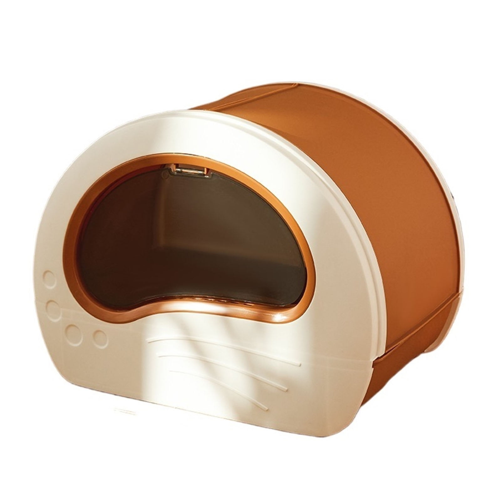 Extra Large Cat Litter Pan Fully Enclosed Cat Litter Box Stink-proof ...