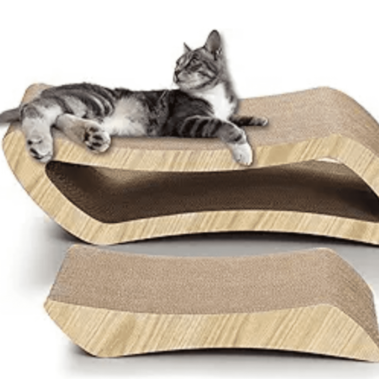 Extra Large Cat Scratcher Lounge Board, Corrugated Cardboard ...
