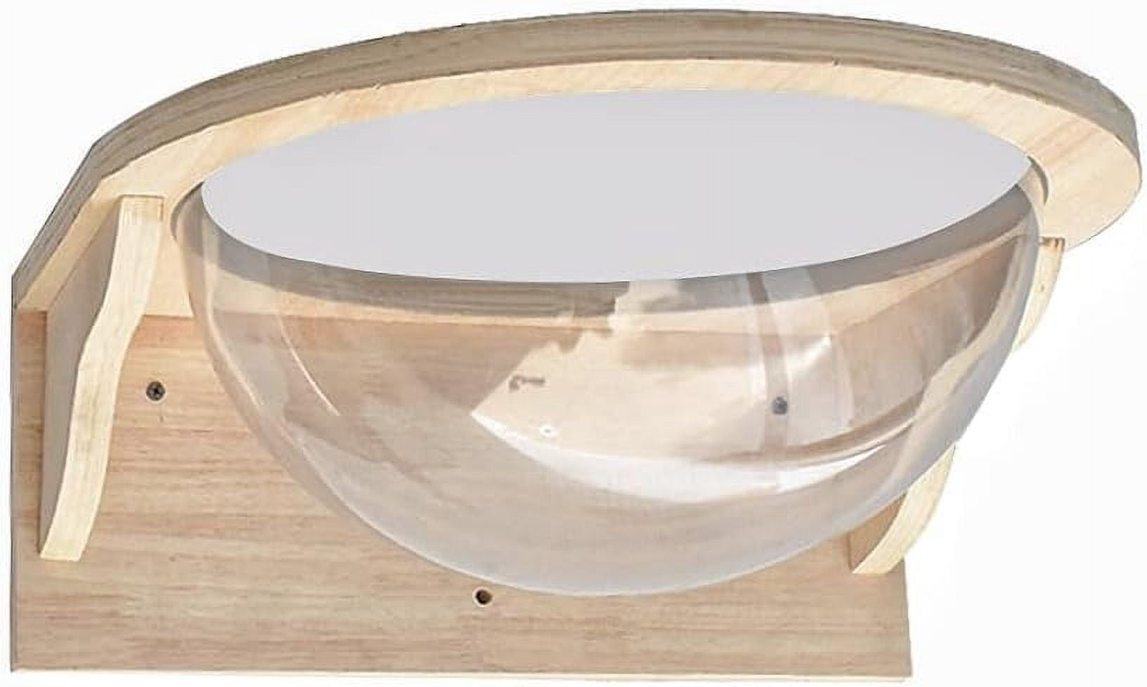 Extra Large Cat Space Capsule Bed, Wall Mounted Cat Shelves/Wood Cat ...