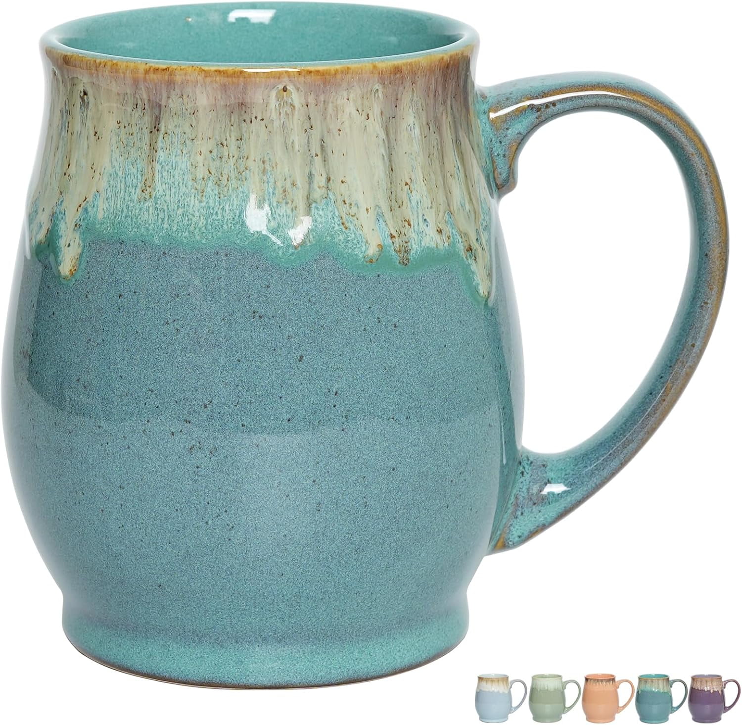 Extra Large Ceramic Coffee Mug, 24 Oz, Dishwasher and Microwave Safe ...