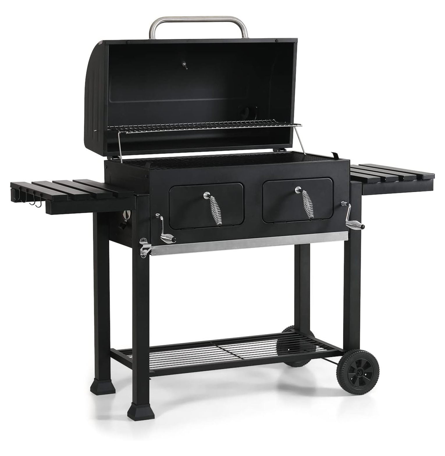 Extra Large Charcoal BBQ Grill with Easy Clean Full Size Tray and ...