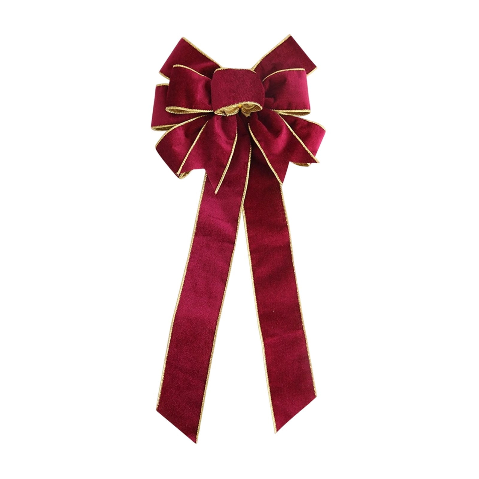 Extra Large Christmas Bows Decorations 10.6x23.6 Inches, Wired Velvet ...