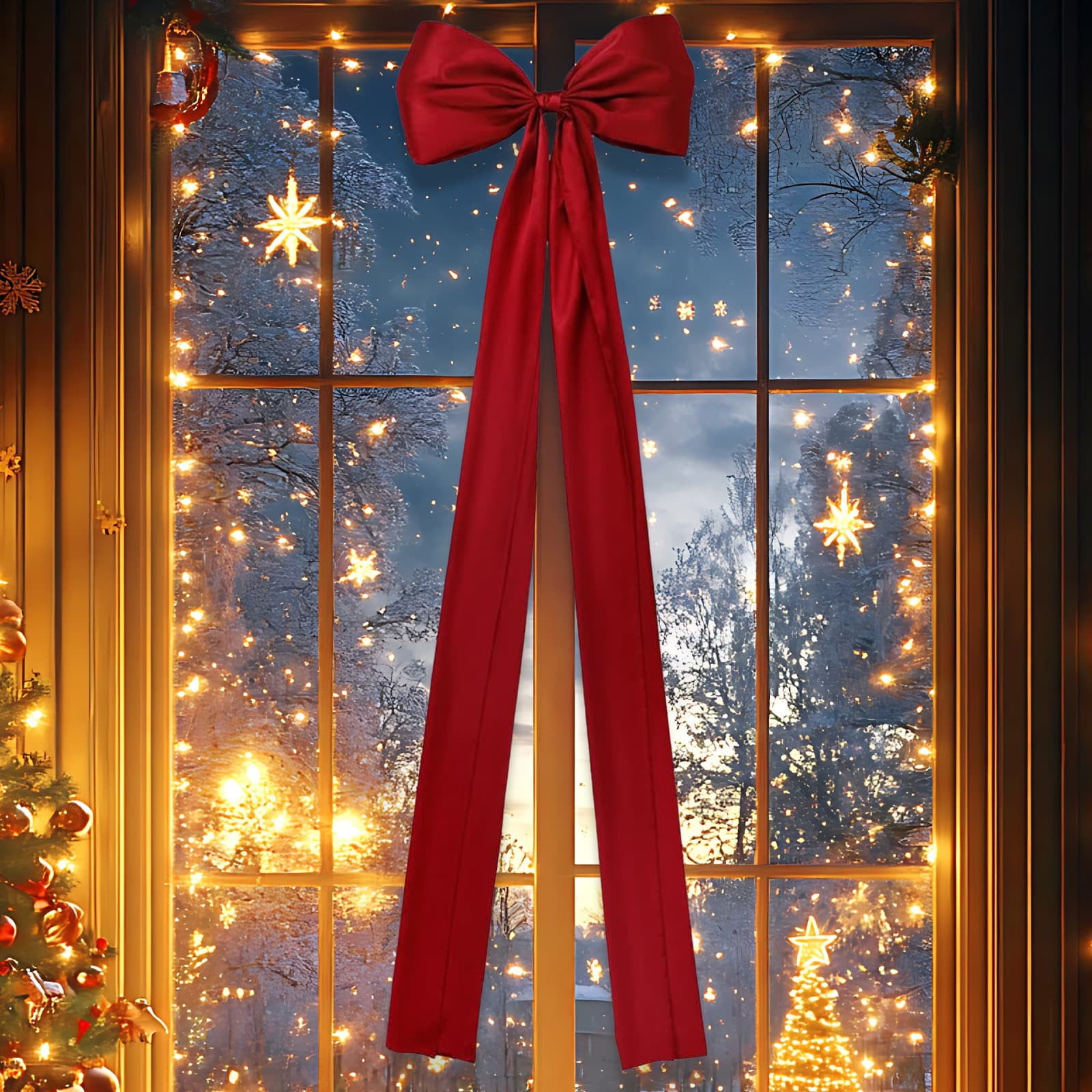 Extra Large Christmas Satin Bows,Christmas Bow for Tree Topper ...