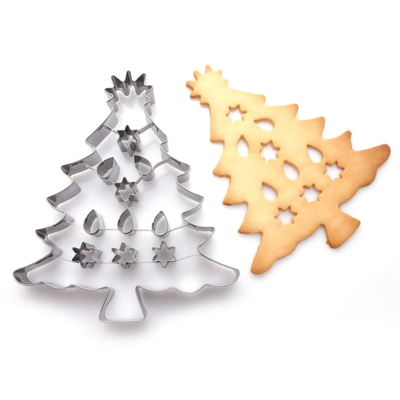 Extra Large Christmas Tree Cookie Cutter – Stainless Steel Holiday ...