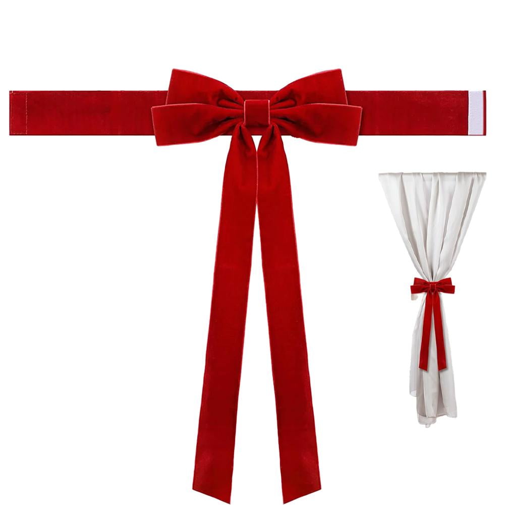 Extra Large Christmas Tree Topper Decorations, Giant Xmas Red Velvet ...