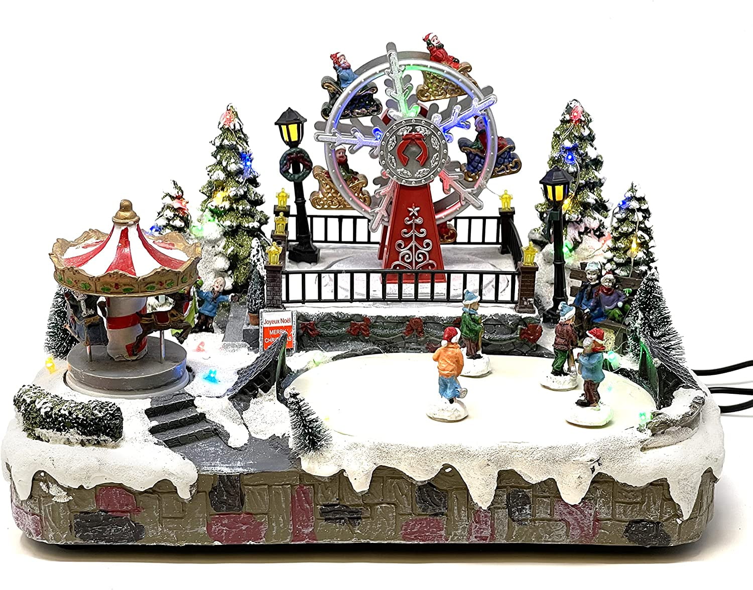 Extra Large Christmas Village House Crafted Polyresin Christmas Ice ...