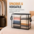 Extra Large Clear Pvc Storage Bags with Zipper Handles Heavy Duty Thick ...