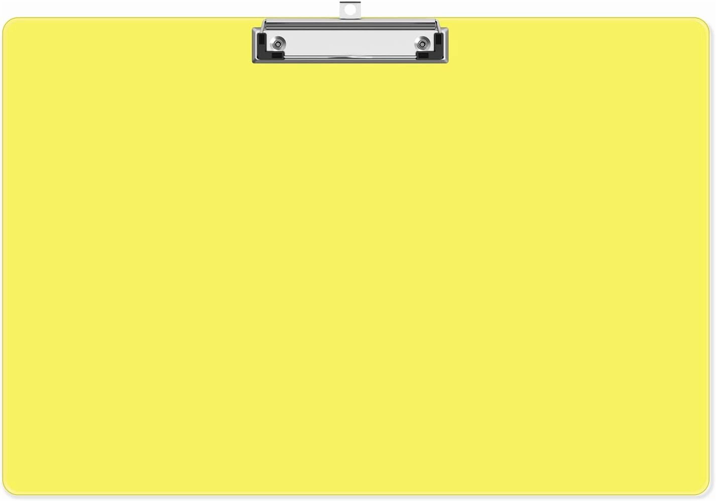 Extra Large Clipboard, 11 x 17 Yellow Plastic Drawing Boards ...