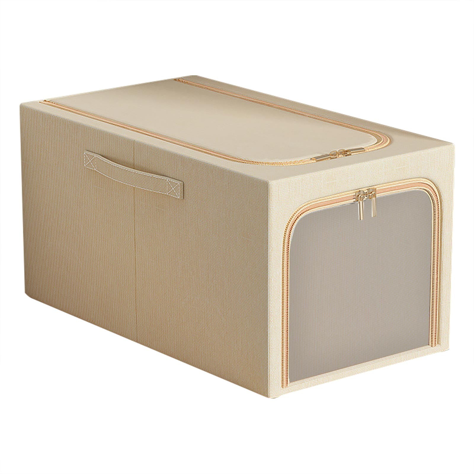 Extra Large Clothes Storage Bins, Foldable Storage Box Stackable Linen ...