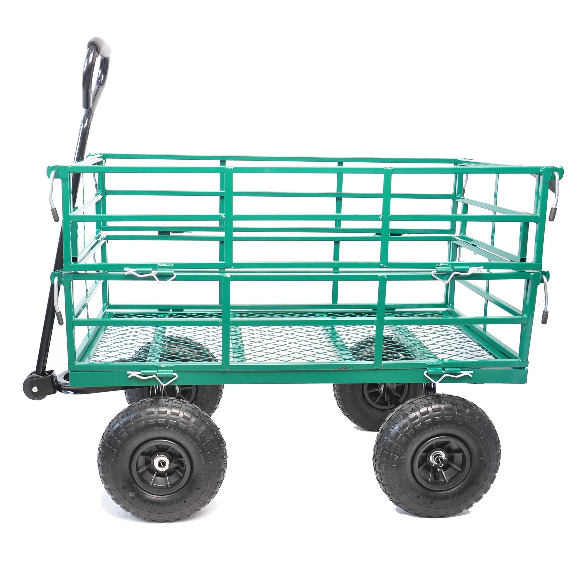 Resenkos Extra Large Collapsible Wagon, Heavy Duty Foldable Cart, All ...