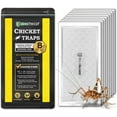 Extra Large Cricket Traps (8 Traps) | Non-Toxic Extra Sticky Glue Board ...