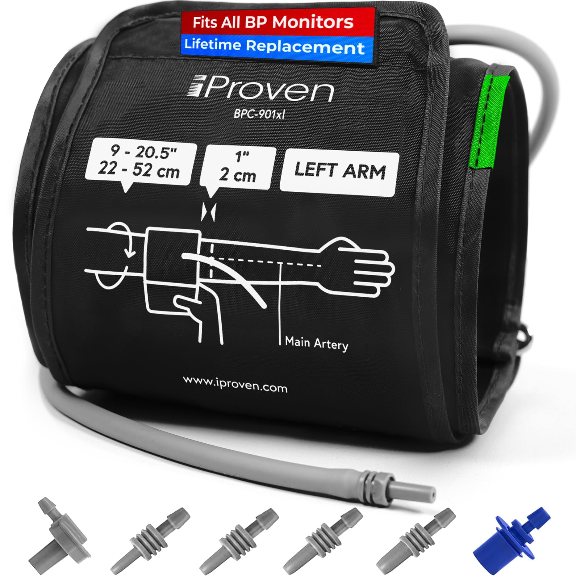 Extra Large Cuff Compatible with All Automatic Blood Pressure Monitors ...